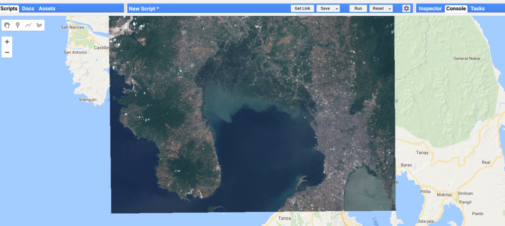 Display an image with the GEE – Open Geo Blog