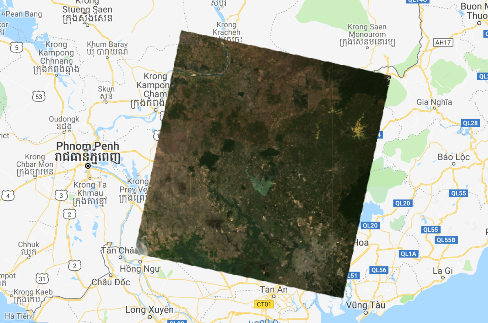 satellite image of Ho Chi Minh city – Open Geo Blog