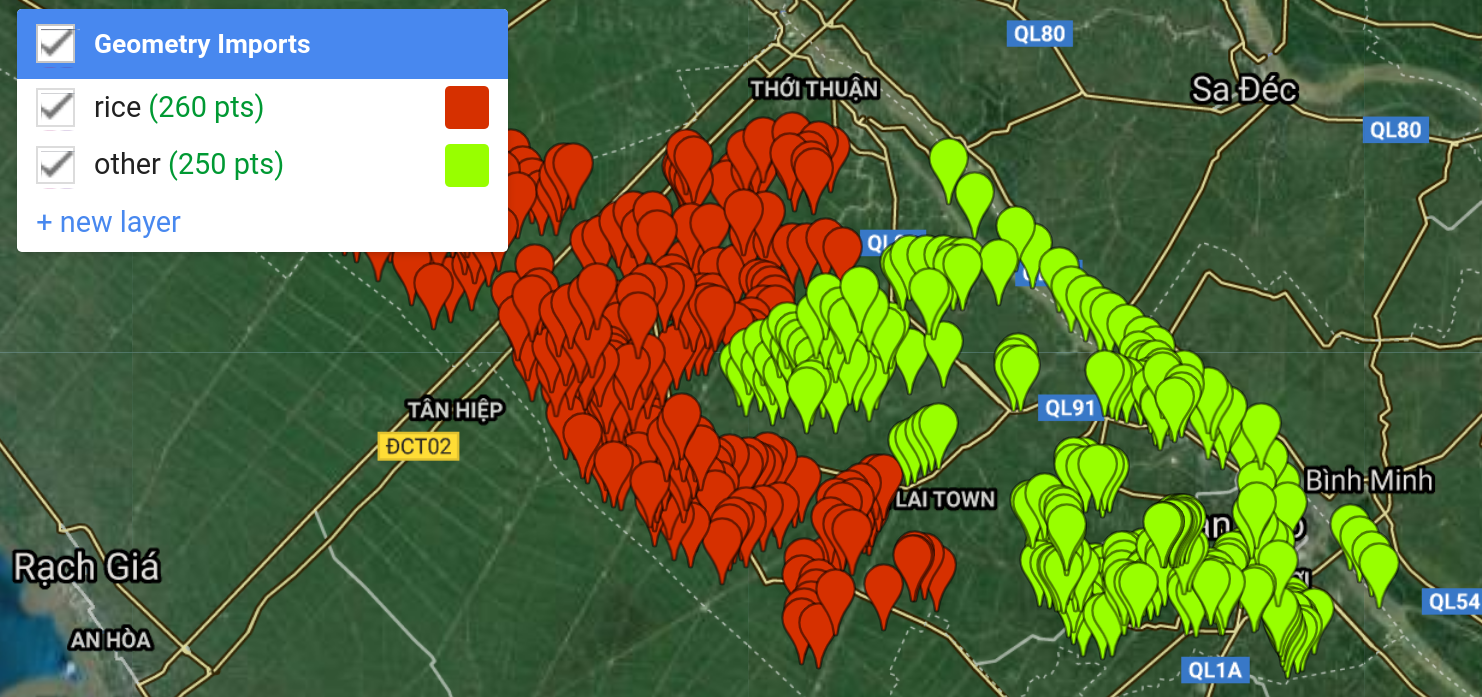mapping rice using Sentinel 2 – Open Geo Blog